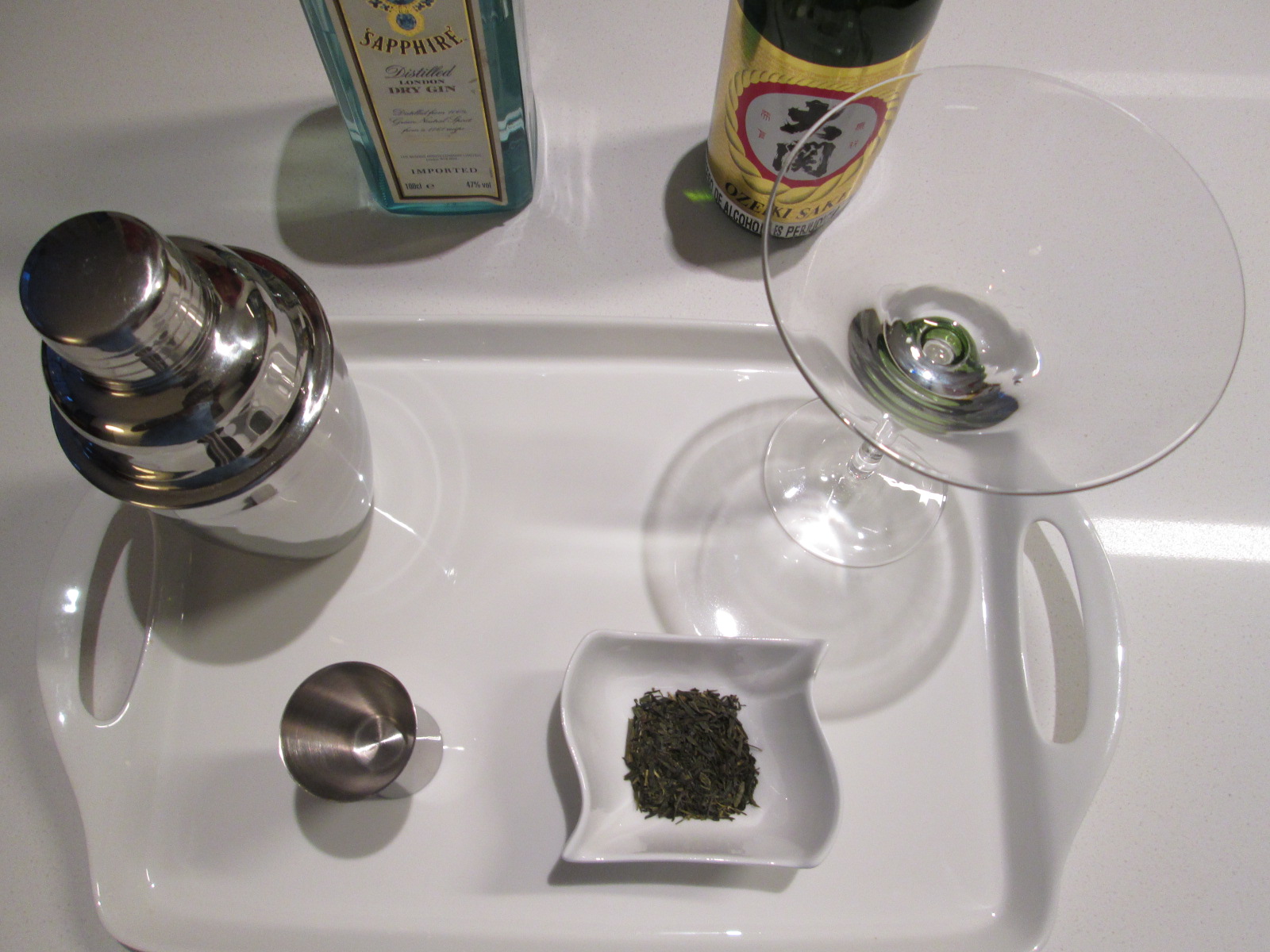 Sencha Saketini Cocktail Sencha Saketini Cocktail